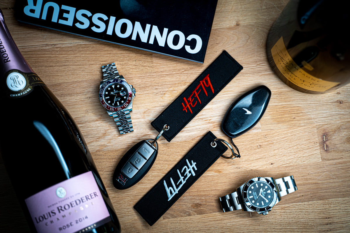 Key tag black and red – heftylifestyle